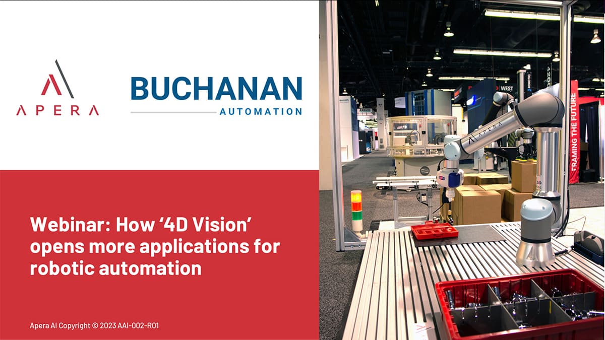 Webinar: How ‘4D Vision’ opens more applications for robotic automation ...