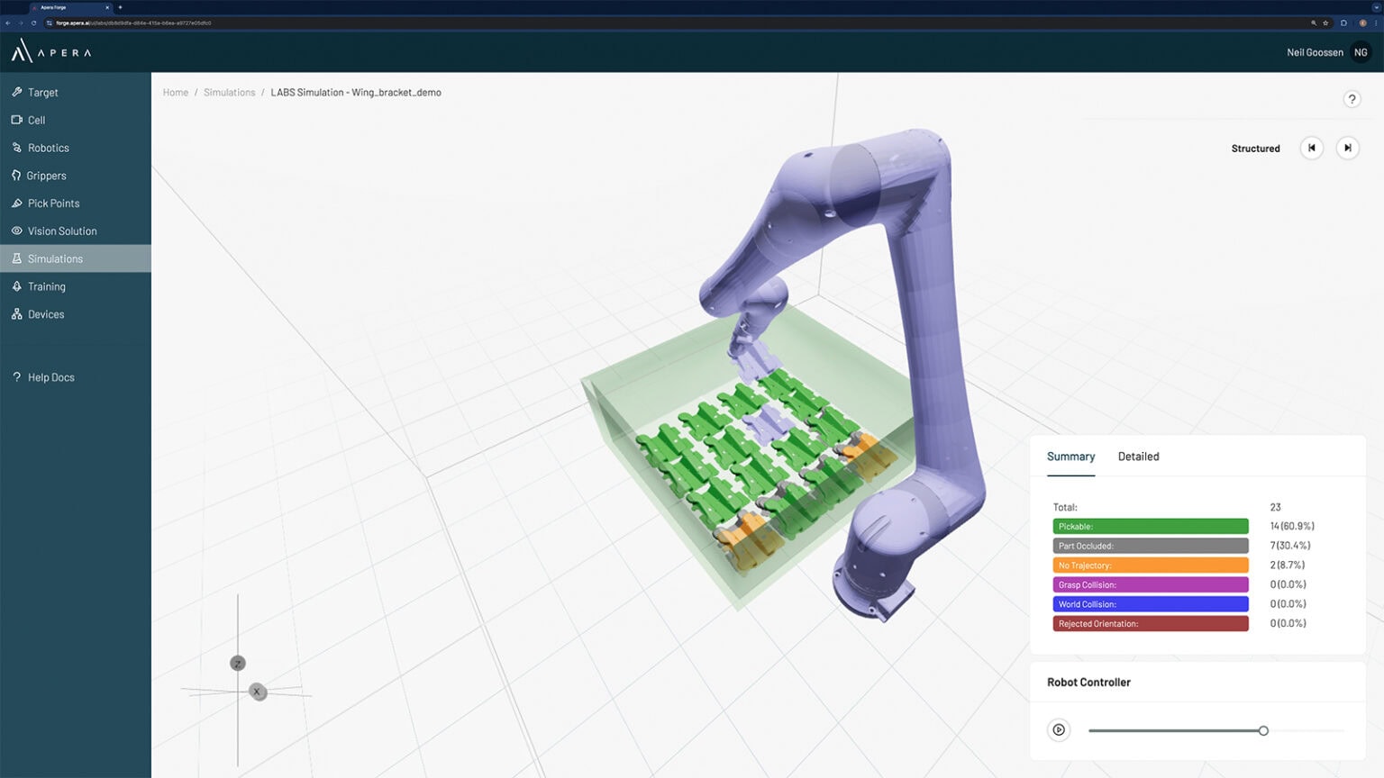 Forge AI Vision Simulation and Training Software | Apera AI