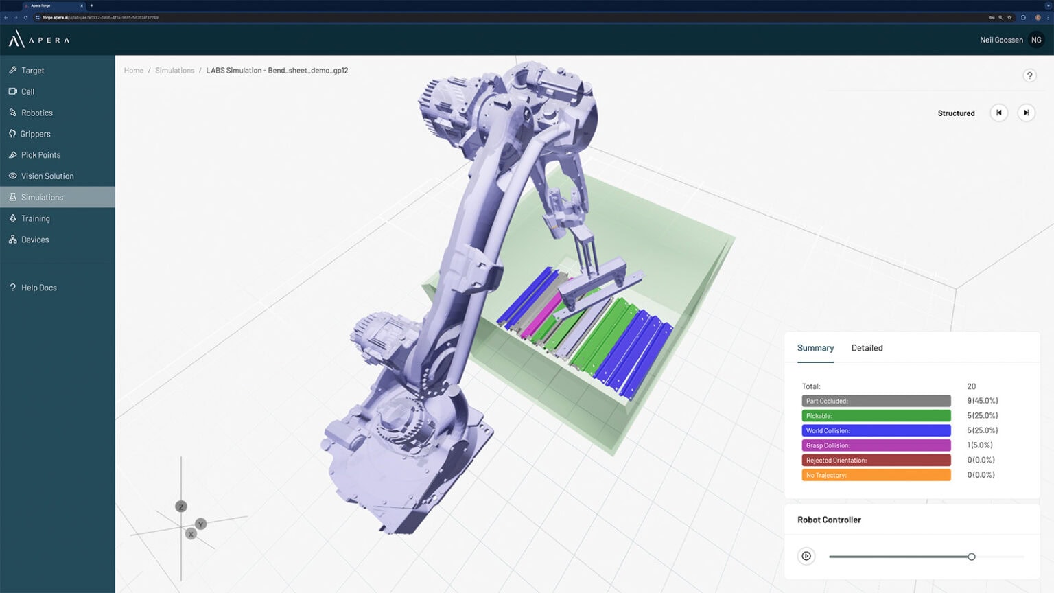 Forge Lab AI Vision Simulation and Training Software | Apera AI Forge Lab AI Vision Simulation and Training Software | Apera AI